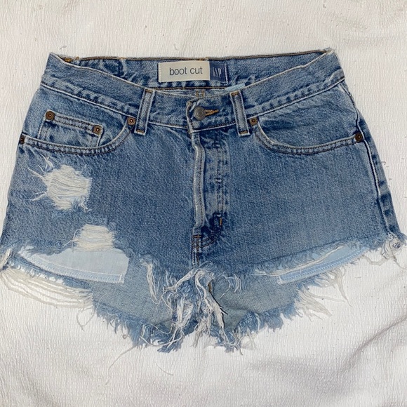 GAP | Shorts | Distressed Gap Cutoff Denim Shorts | Poshmark